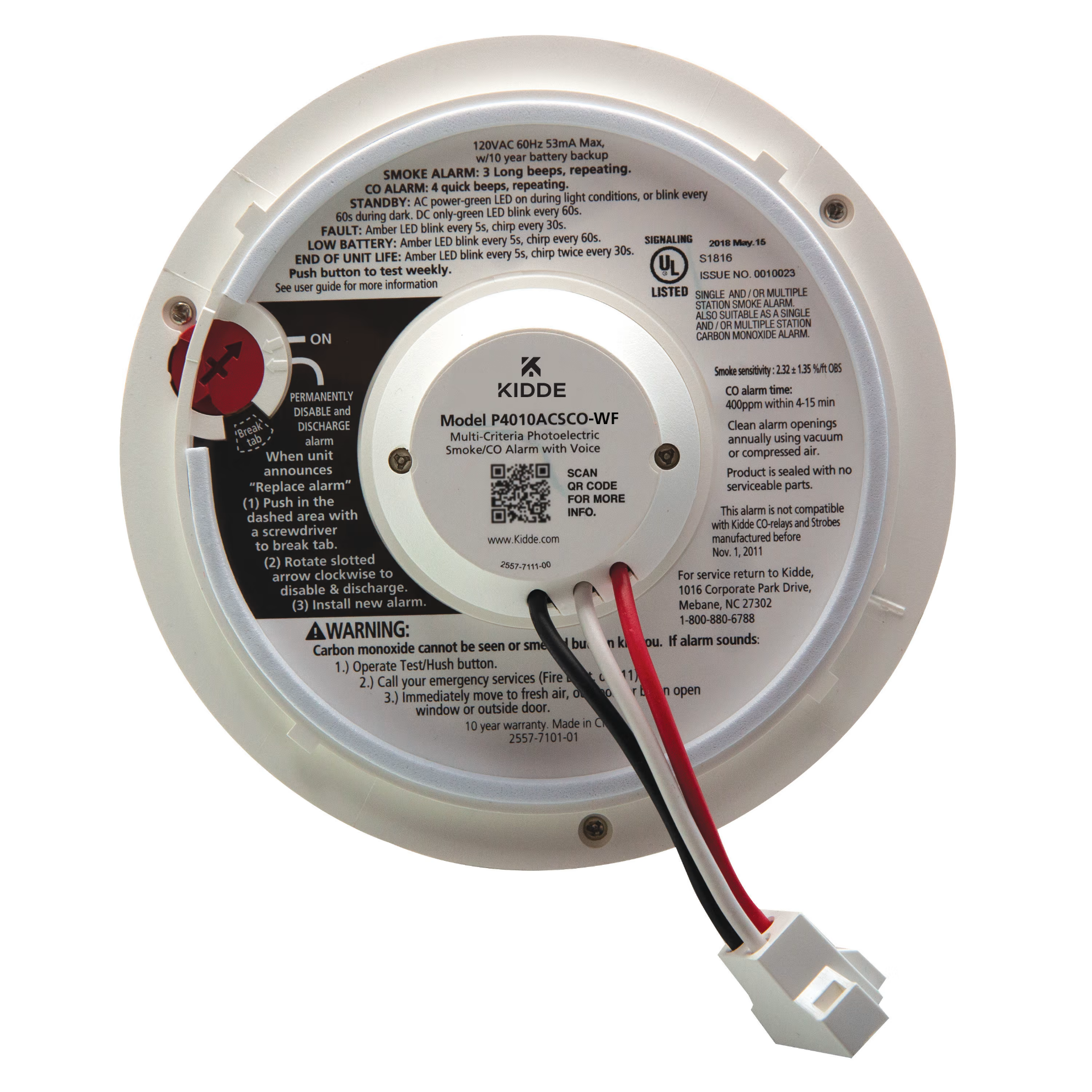 Smoke + Carbon Monoxide Alarm with Indoor Air Quality Monitor | Shop ...